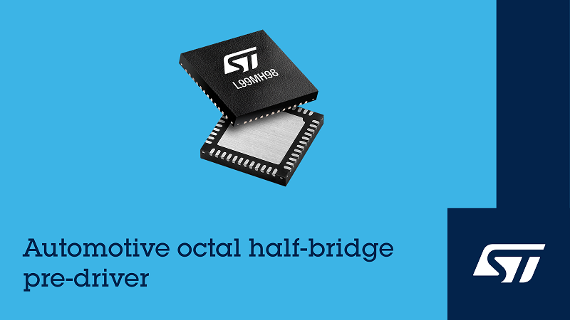 STMicroelectronics’ octal automotive gate driver with patented features ...