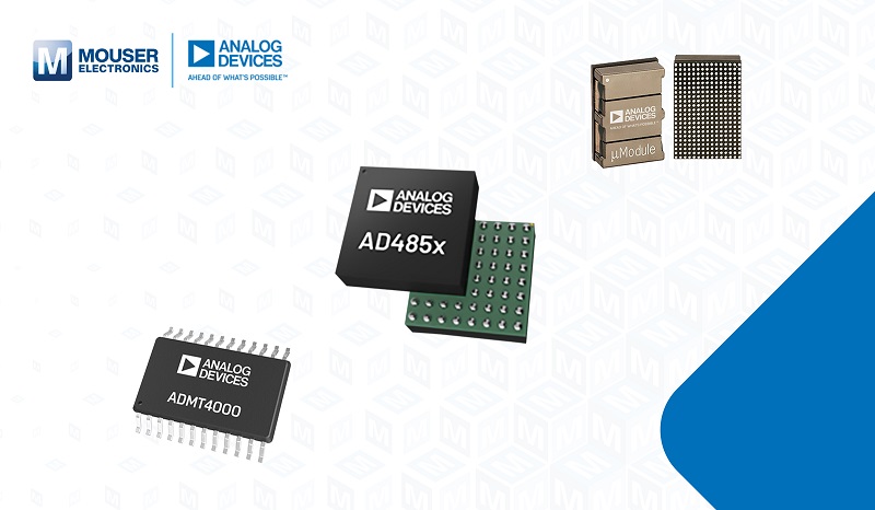 Authorized Distributor Mouser Electronics Stocking Wide Selection of Analog Devices’ Data ...