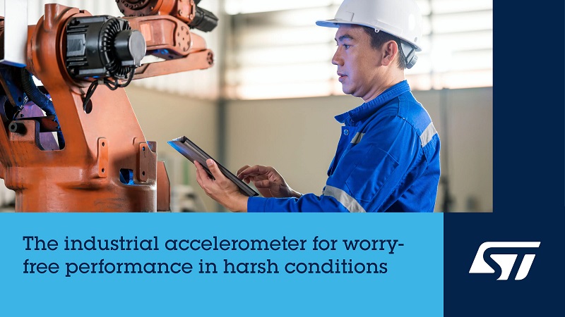 STMicroelectronics reveals industrial-grade accelerometer with ...