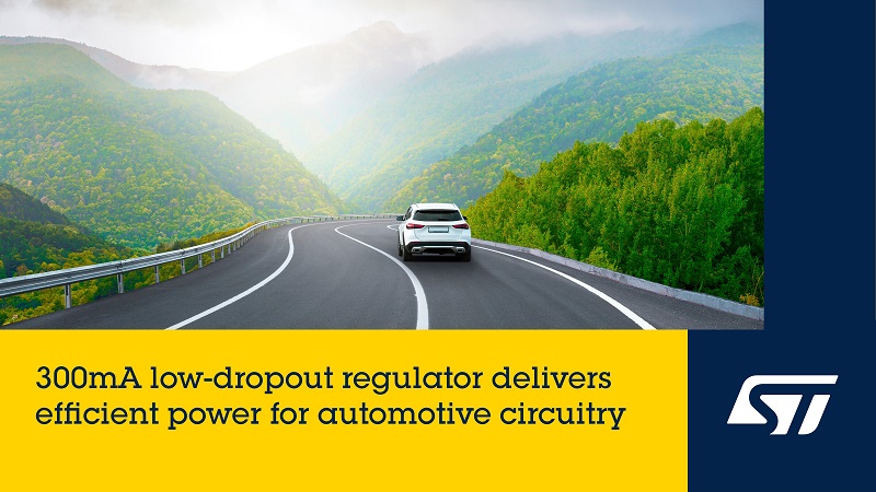 STMicroelectronics’ automotive linear voltage regulator preserves ...