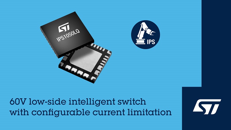 STMicroelectronics’ intelligent power switch automatically adjusts to ...